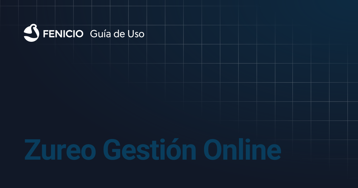 Zureo Gestión Online | Guía de uso Fenicio eCommerce